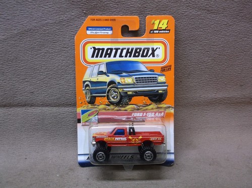 MATCHBOX RED CHASE 2000 #14 FORD F-150 4X4 PICKUP TRUCK OFF ROAD BEACH ...