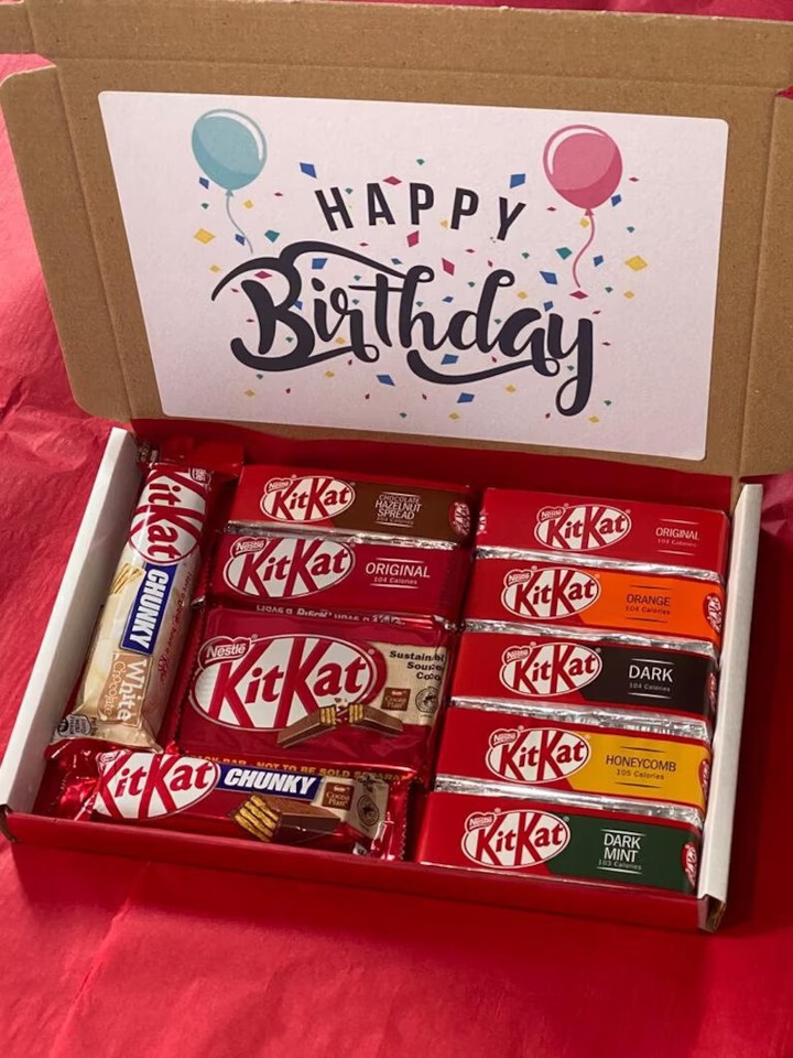 KitKat Personalised Sweet Chocolate Box Gift Hamper Birthday Present | eBay
