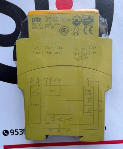 New PNOZ E1P PILZ 774130 24VDC 2so Safety Relays | eBay