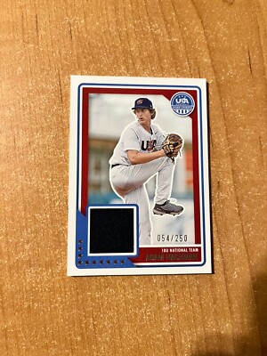 2023 Stars & Stripes - Adam Hachman - USA 18U National Team Relic /250 ...