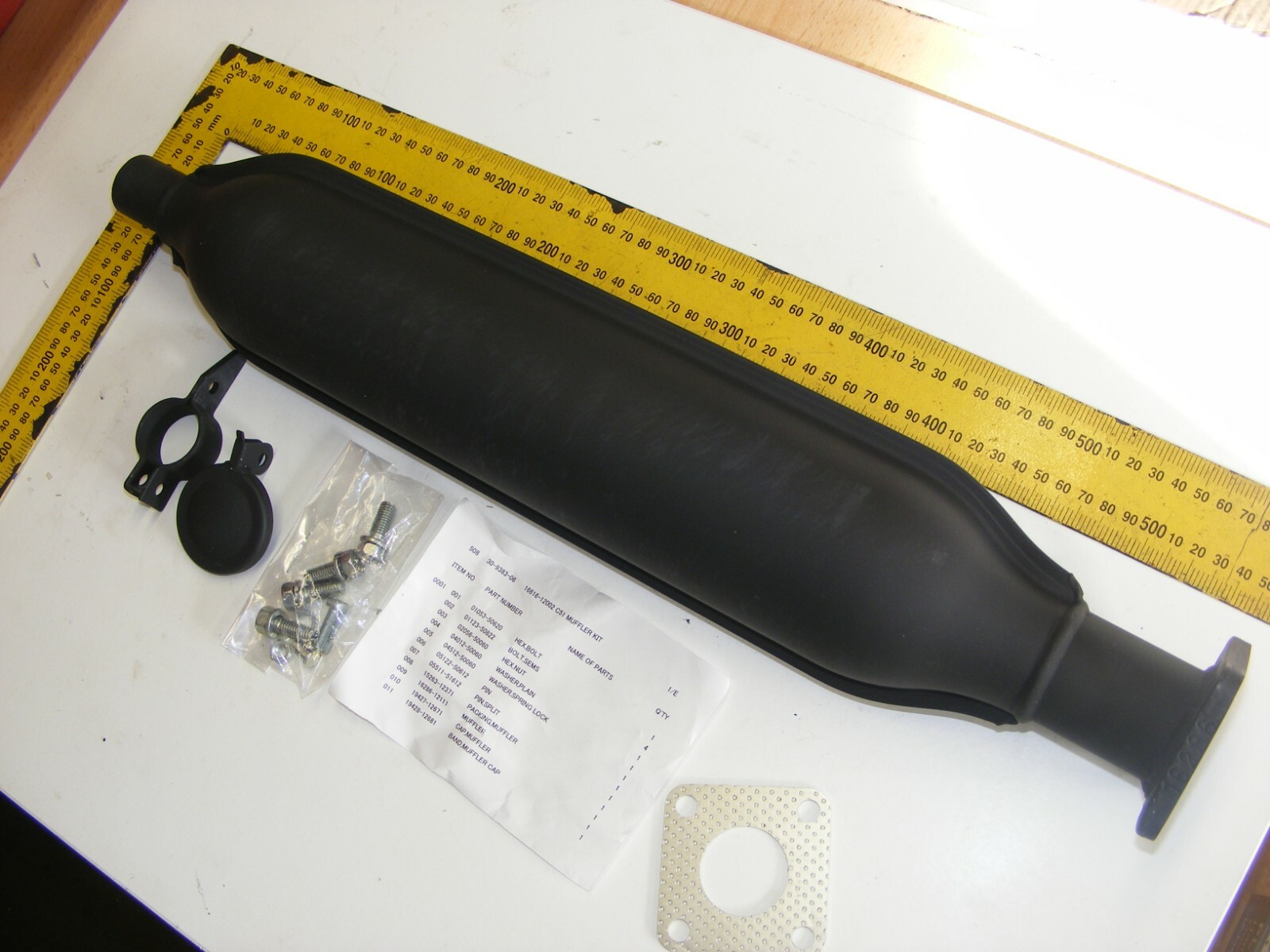 Genuine Kubota Exhaust muffler Kit D1505 D1105 D950 D850 D722 Z482 Only ...