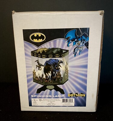 Batman Electric Spinning Lamp New 2002 DC Warner Store Vandor. Never ...