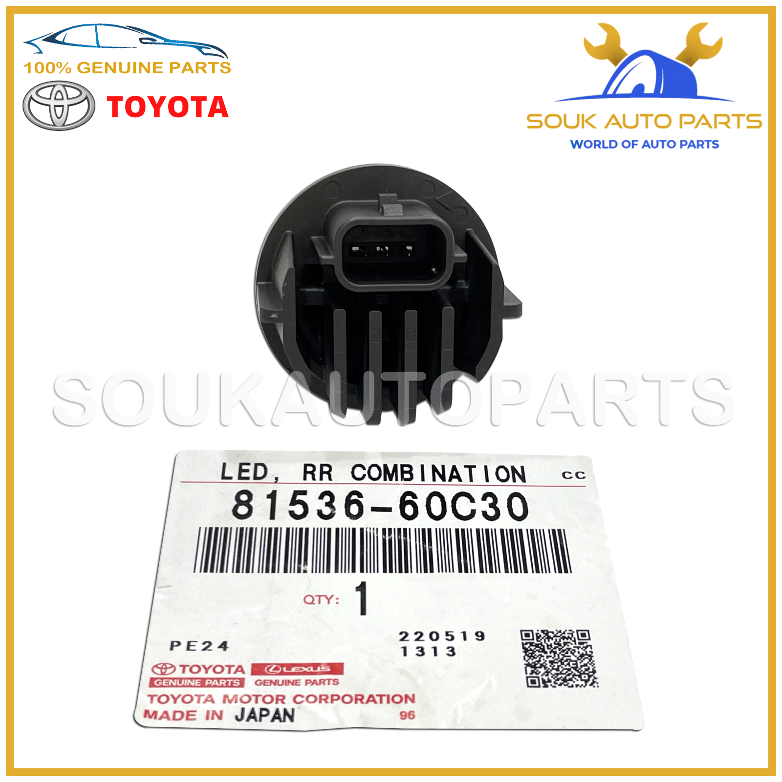 81536-60C30 Genuine Toyota LED REAR COMBINATION LAMP 8153660C30 OEM | eBay