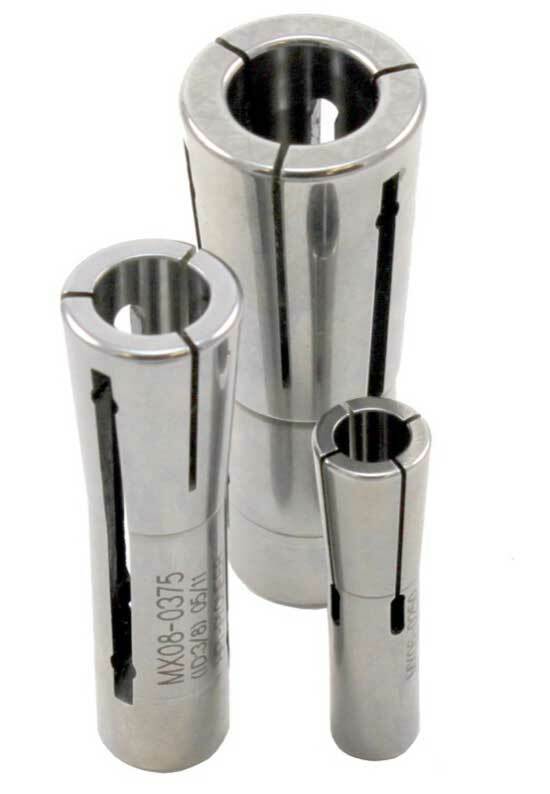 8 Pcs. Pioneer HSK 63A VX08 x 4.13" 25K RPM CNC Mini Collet Chuck Kit ...