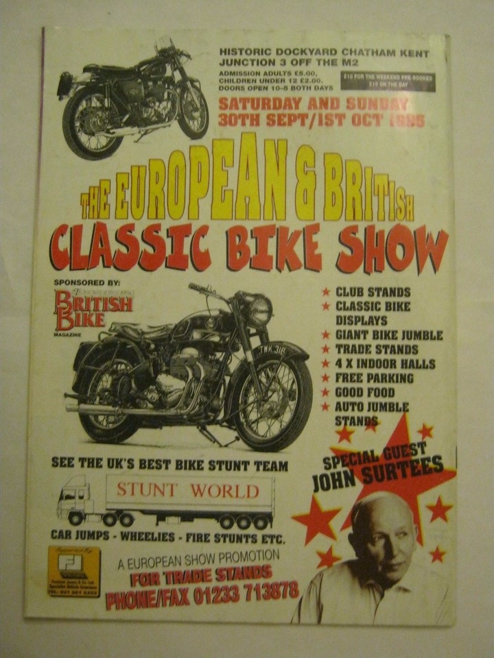 August 1995 British Bike Magazine - Norton Lights (BD-52) | eBay