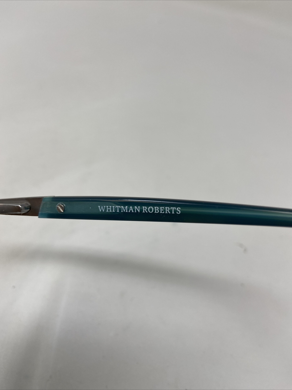 Whitman Roberts 1004 Teal/Tortoise 48-17-135 Half Rim Eyeglasses Frame ...