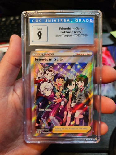 CGC 9 2022 Pokemon Friends in Galar Silver Tempest TRAINER GALLER Rare ...