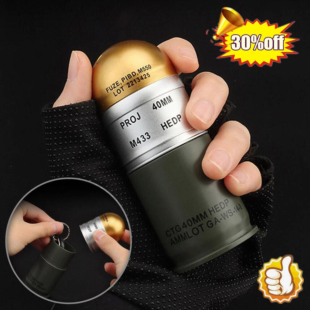 M433 HEDP 40mm Cartridge Dummy Grenade Model Military Fan, 46% OFF