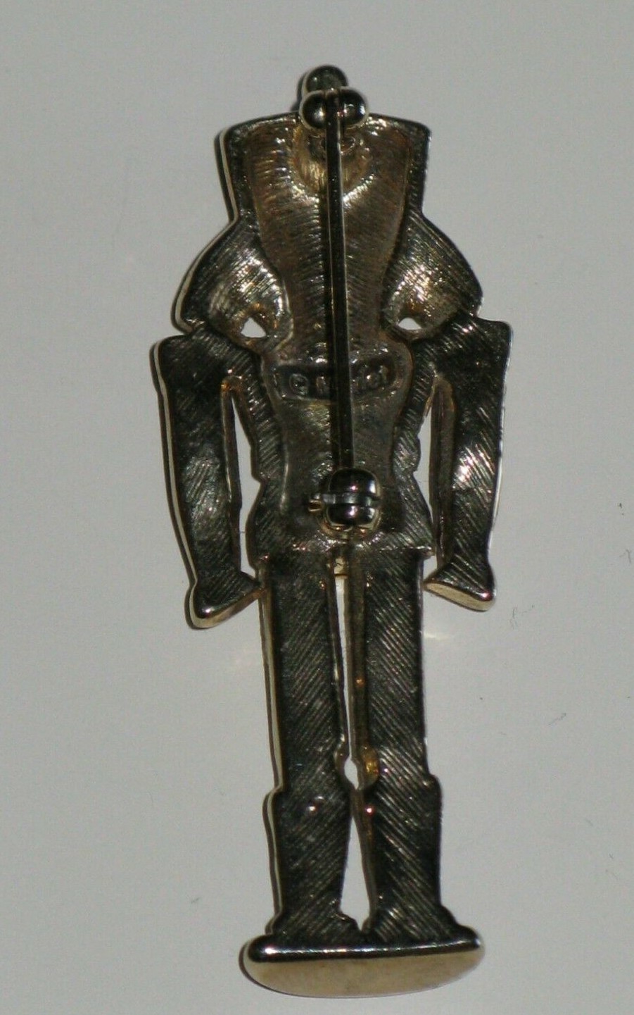 Vintage MONET Christmas Nutcracker Soldier Pin Brooch Enamel Crystals ...