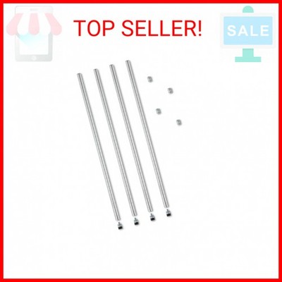 Alera ALESW59PO36SR 36 in. Stackable Posts for Wire Shelving - Silver ...