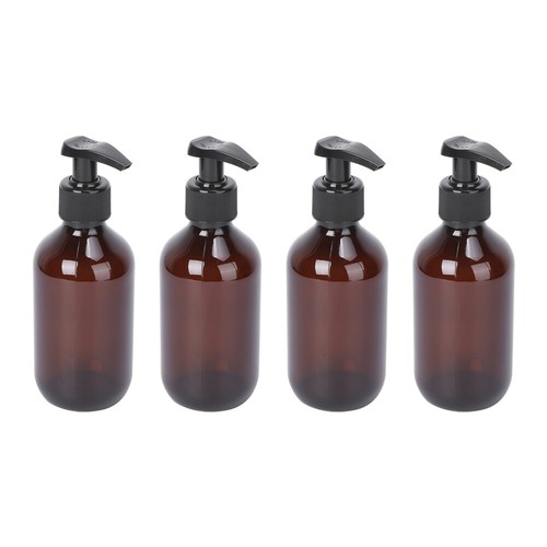 4 Pcs Lotion Bottle Travel Refillable Bottles Emulsion Dispenser Press ...