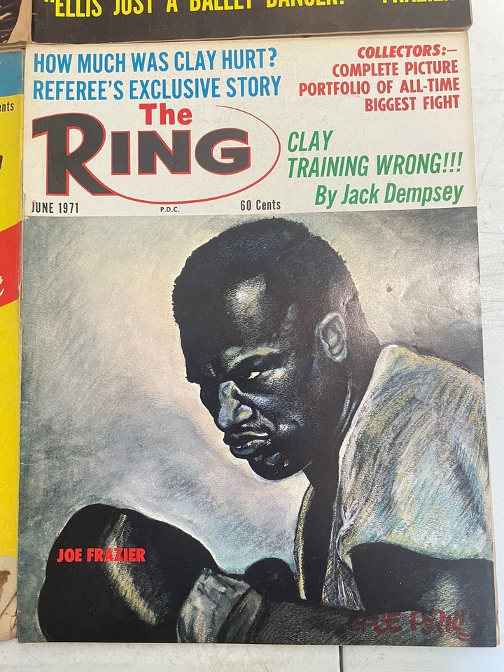 The Ring Magazine 1967-1971 Lot Of 6 Boxing Wrestling Magazines 1970s ...