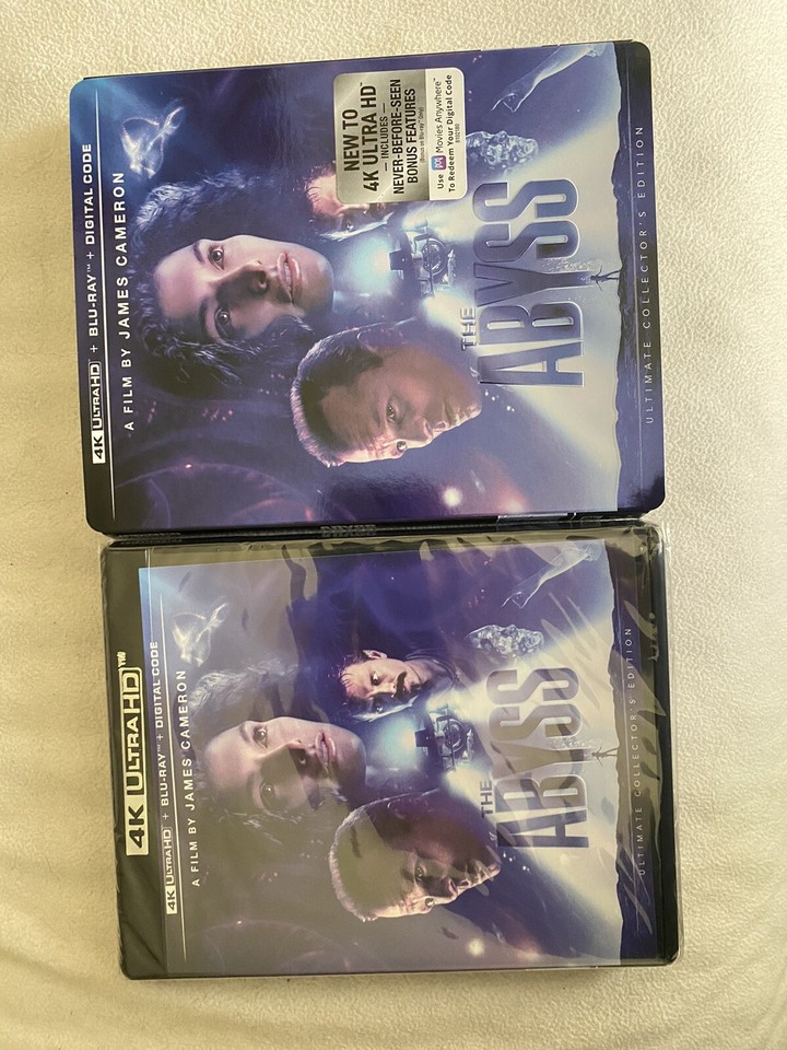The Abyss 4K (4K UHD + Blu-ray + Digital Code + Slipcover) BRAND NEW ...