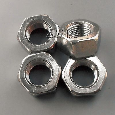 4pcs M10 x 1.25 mm Pitch Stainless Steel Left Hand Thread Hex Nut ...