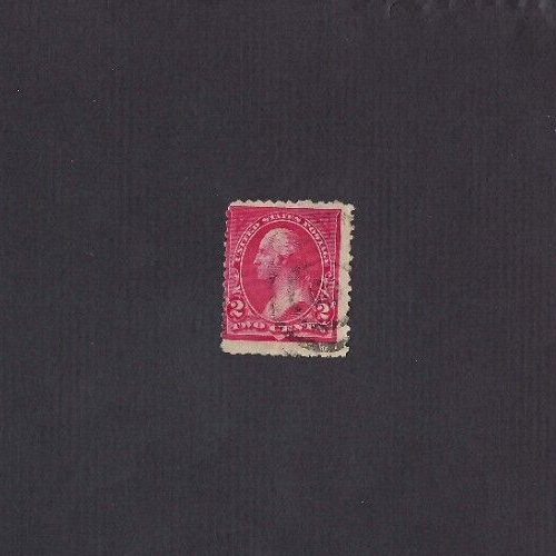 US Stamp Scott# 250 1894 2c Carmine Washington Type 1 Used Hinge Mark ...