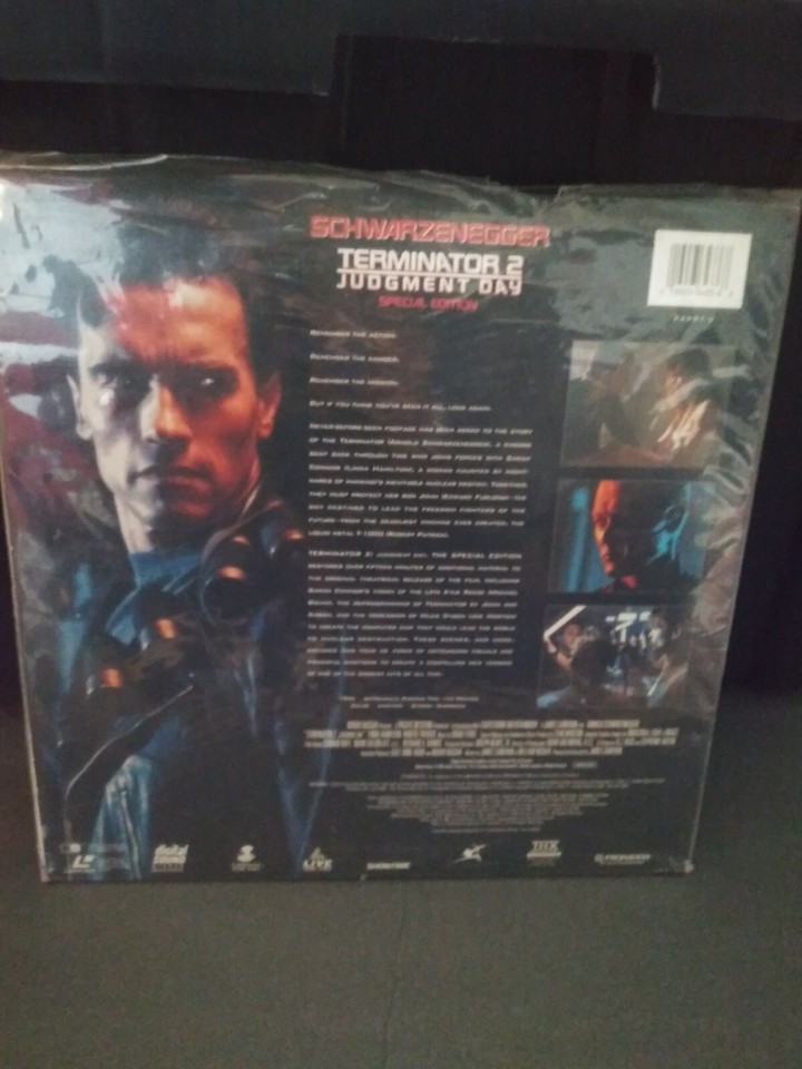 TERMINATOR 2 (1991) Special Edition PAN AND SCAN LASERDISC MOVIE LD ...
