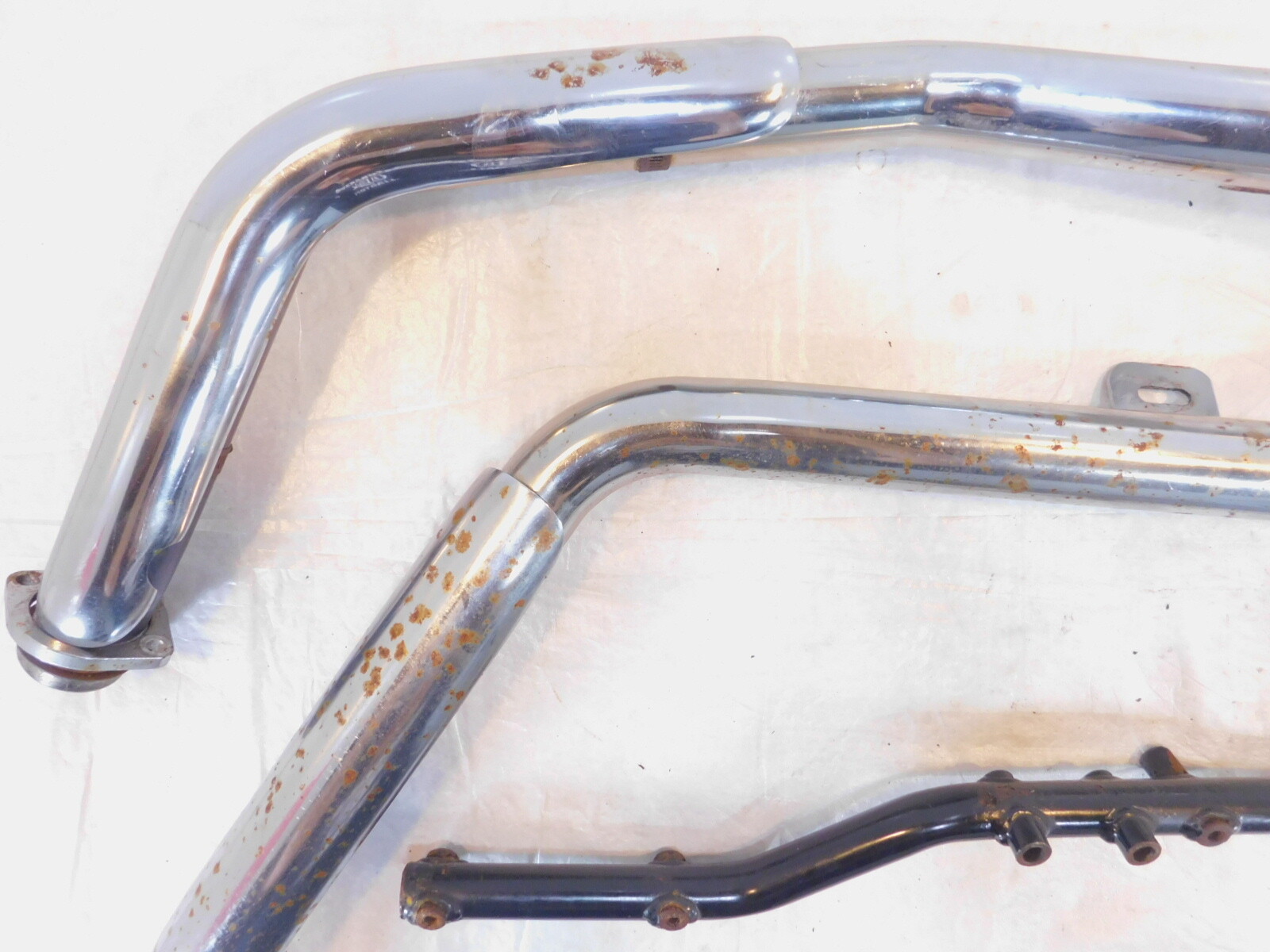 01 2001 Indian Gilroy Scout Chrome Front & Rear Exhaust Header Pipe ...