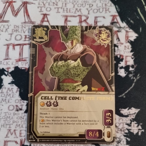 2008 Bandai Dragon Ball Z CCG Cell The Complete Form Super Rare WA-112 ...