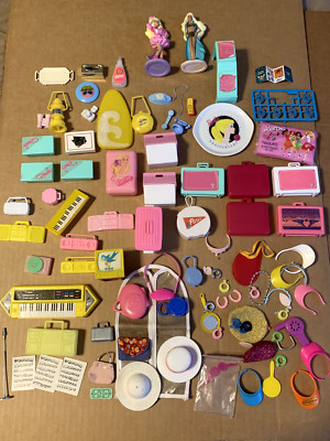 HUGE LOT VINTAGE BARBIE ACCESSORIES - 2 MINI BARBIE FIGURINES | eBay
