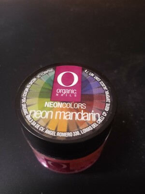 ORGANIC NAILS Acrílico en Polvo Organicolors NEON MANDARIN | eBay