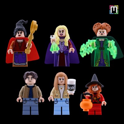 LEGO Disney Hocus Pocus: The Sanderson Sisters' Cottage Minifigures ...