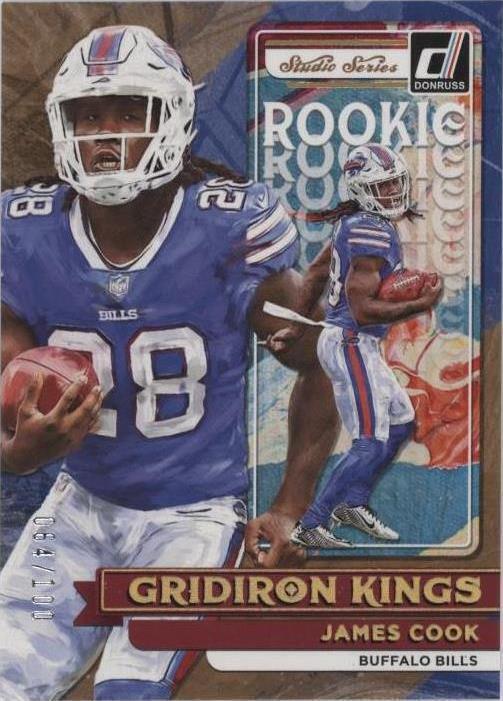2022 Panini Donruss - Rookie Gridiron Kings James Cook #RGK-12 Studio ...