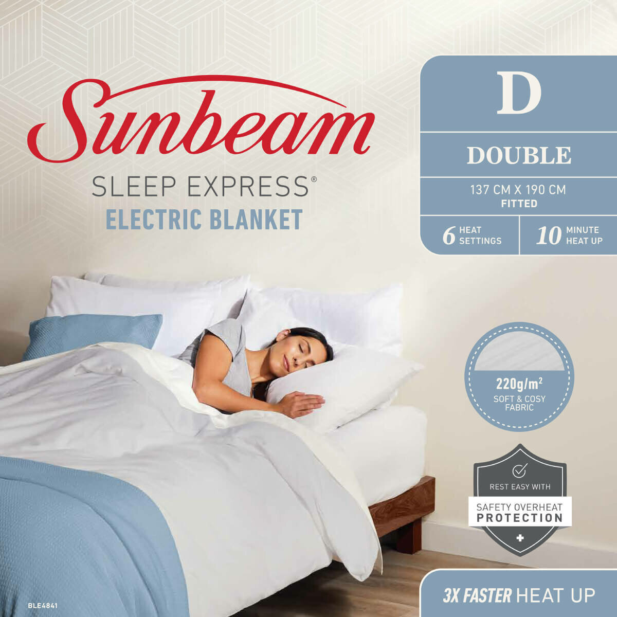 Sunbeam Sleep Express Electric Blanket Double BLE4841 | eBay