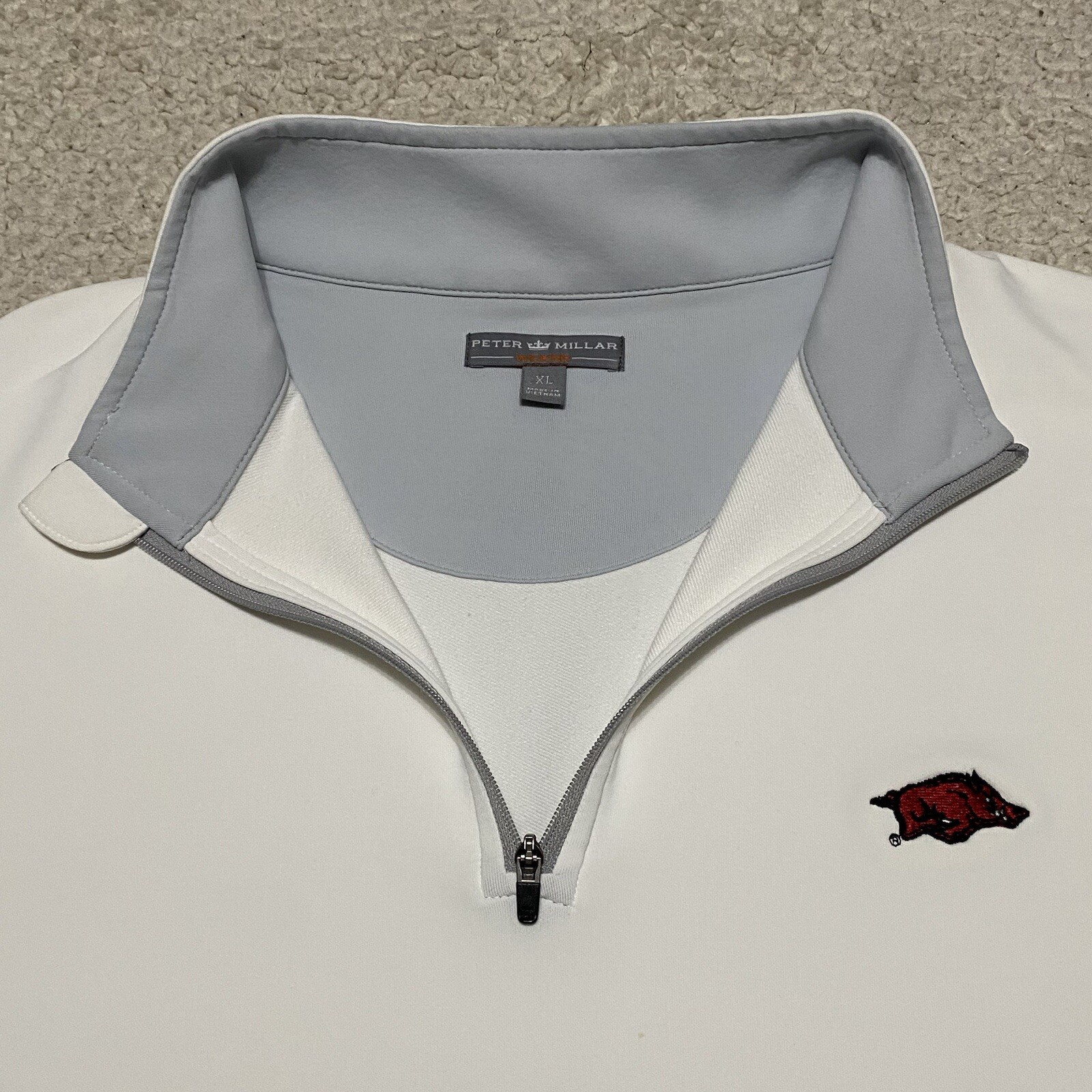 Peter Millar Perth Performance 1/4 Zip Pullover Shirt… - Gem