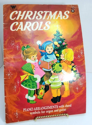Vintage 1969 Christmas Carols Music Book Golden Book Piano Arrangements ...