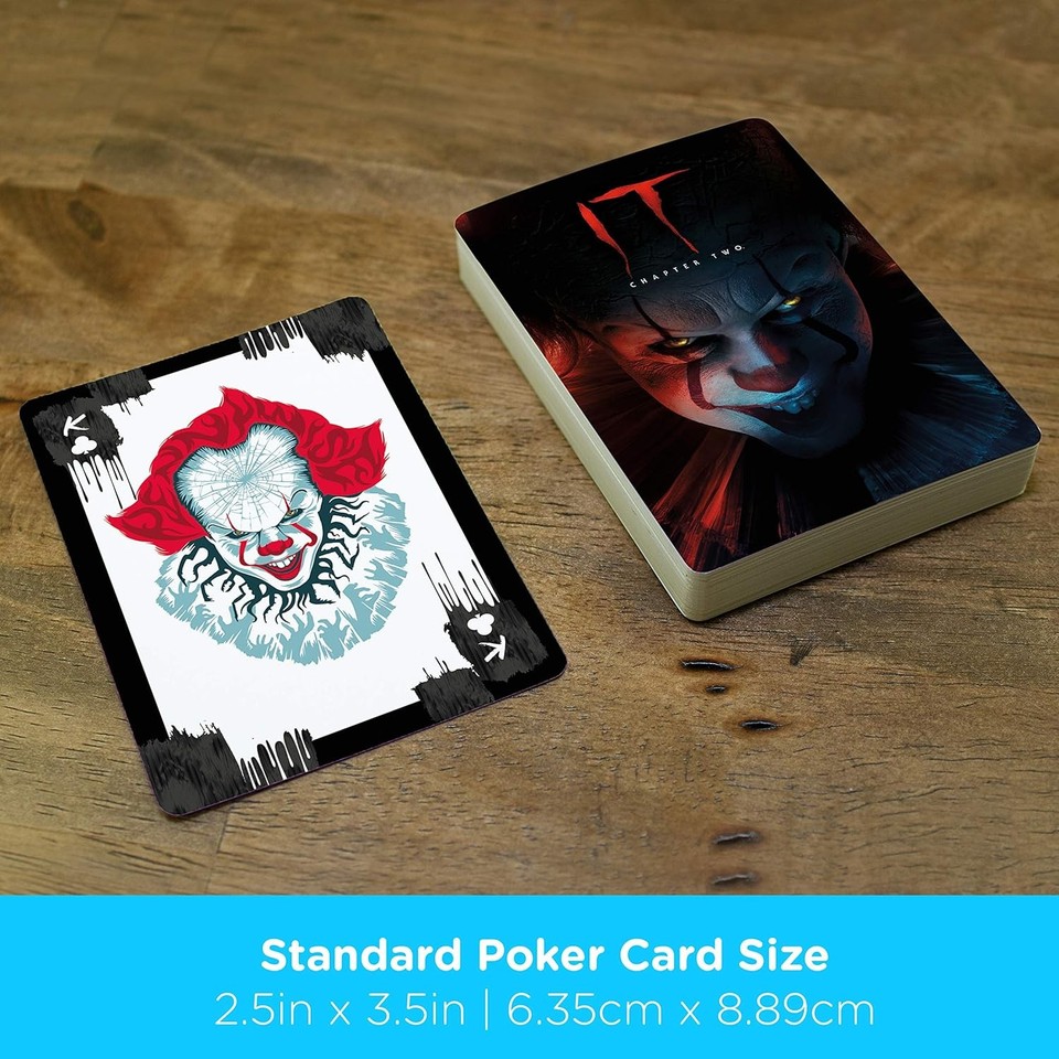 AQUARIUS IT Playing Cards - IT Movie Themed Deck of Cards for Your ...
