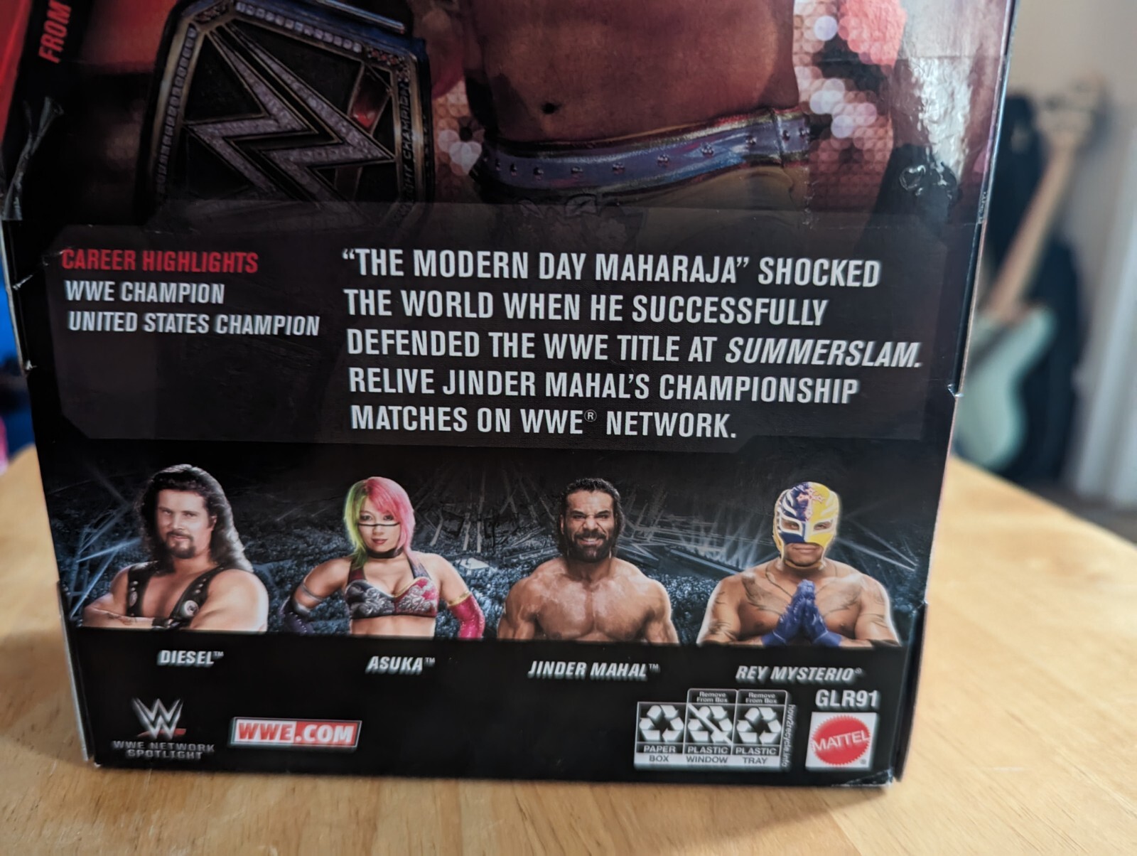 WWE MATTEL ELITE NETWORK SPOTLIGHT JINDER MAHAL COMPLETE MOC NEW W/ WWE ...
