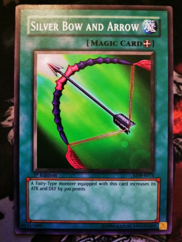 Yu-Gi-Oh!: Silver Bow and Arrow - LOB-E071 - LP - 1st Ed. | eBay UK