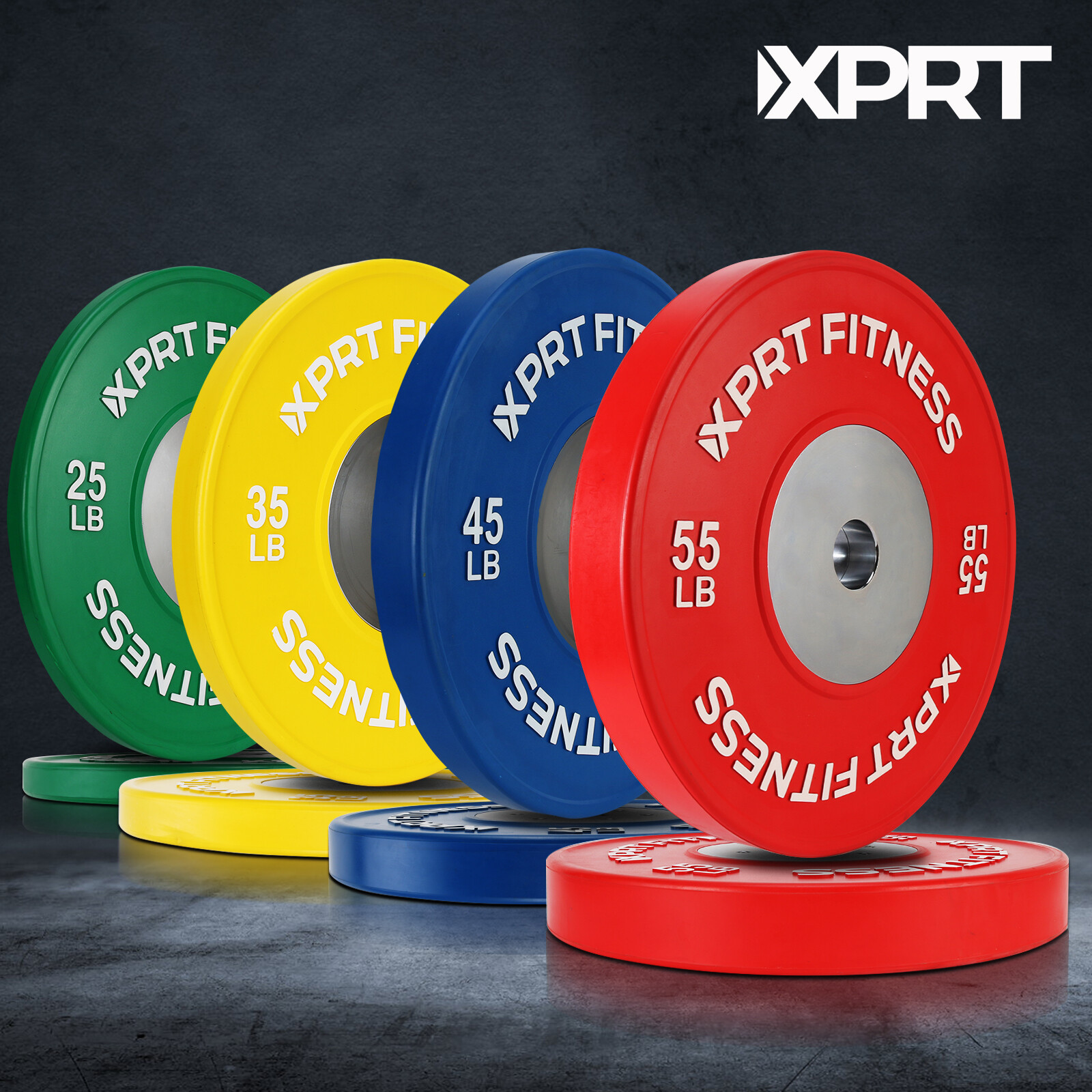 XPRT Olympic Competition Bumper Plate with Thick Steel Core Insert | eBay