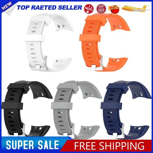 Silicone Wristband Watch Band Replacement for Garmin Forerunner 45 45S ...