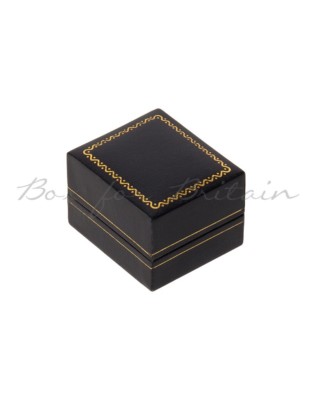 Leatherette Earring Box Black 12x, 24x, 48x, 96x Black Stud/small ...