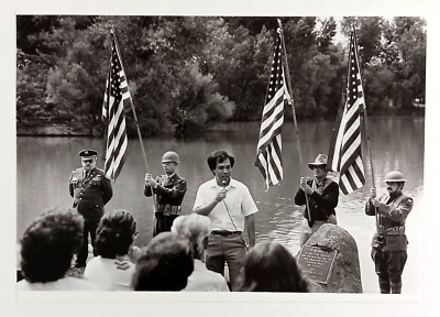 1985 Fresno CA Woodward Park Vietnam Veterans 4th of July Vintage Press ...