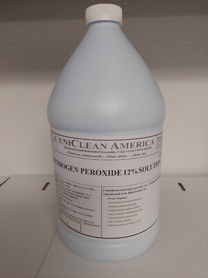 HYDROGEN PEROXIDE 12% SOLUTION - 4X POWER CONCENTRATION - MADE IN USA ...