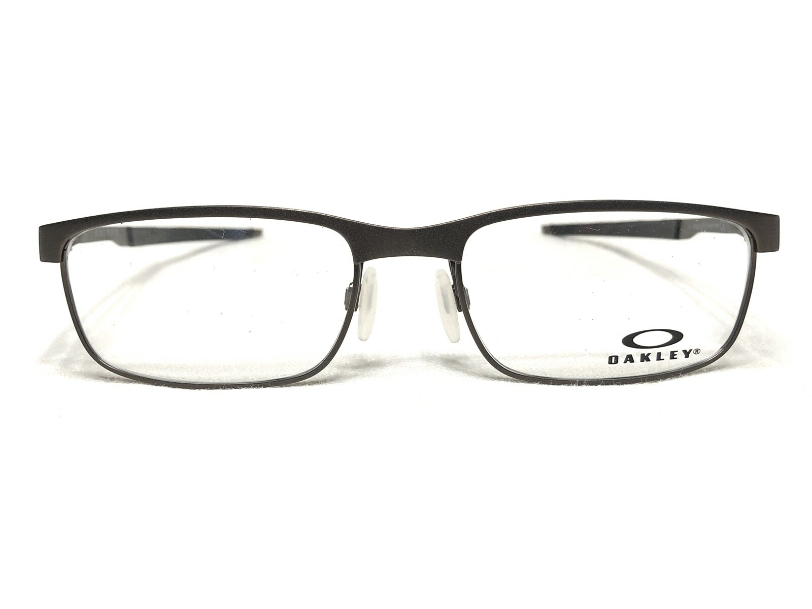 NEW Oakley Steel Plate OX3222-0454 Mens Powder Pewter Eyeglasses Frames ...