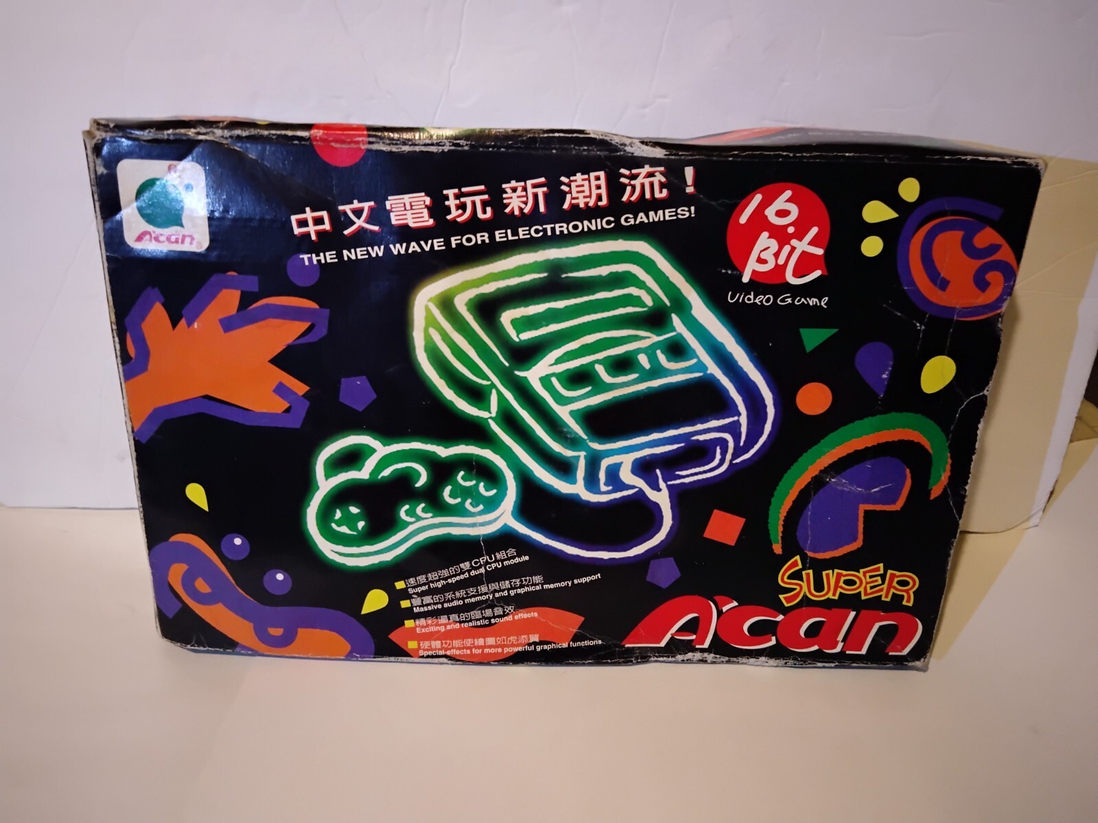 Super A'Can Acan Taiwan 16 Bit System NEW Very Rare Funtech | eBay