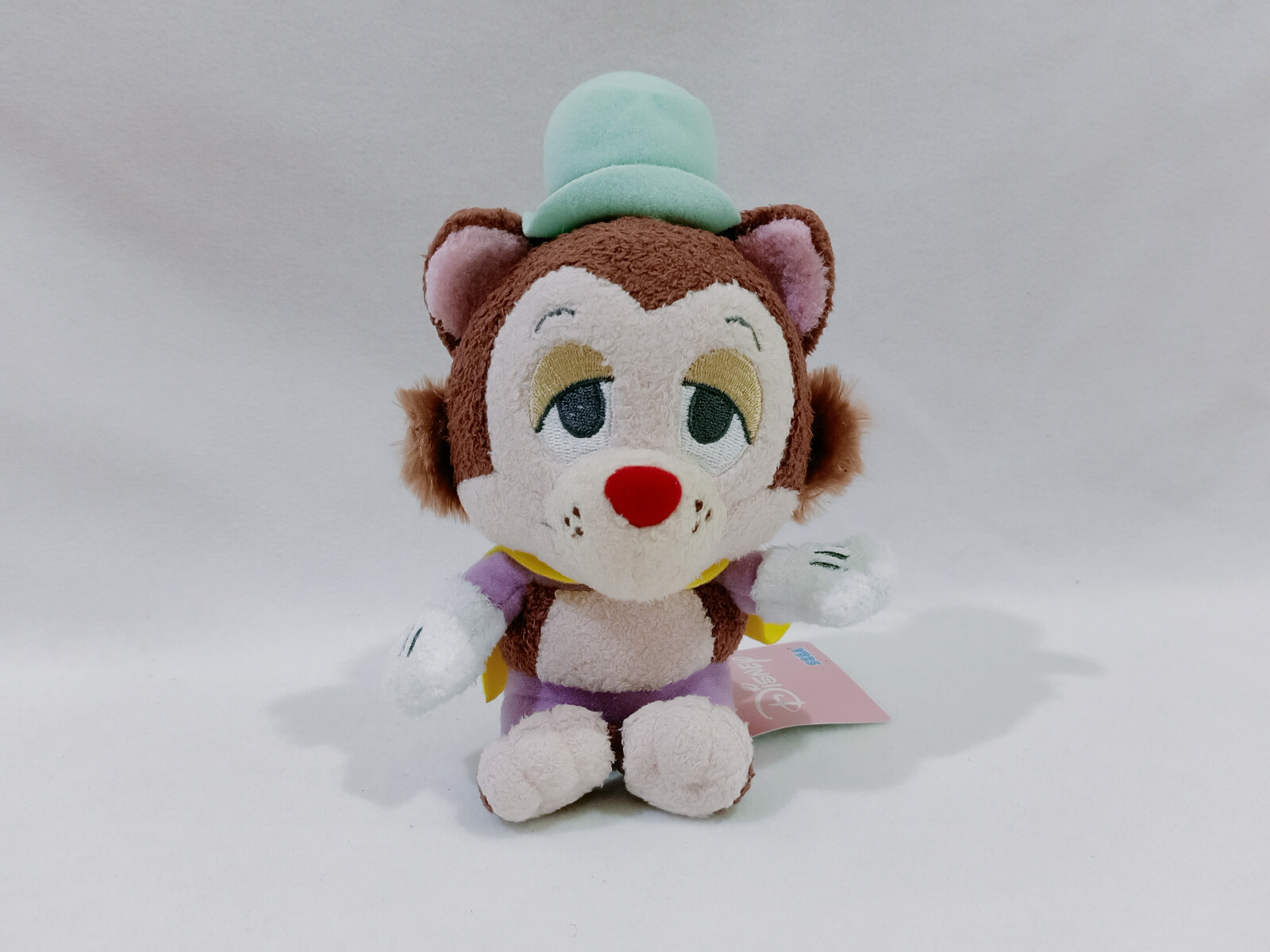 Gideon Plush Doll Pinocchio Cat Disney Sega Toy Japan Sitting 6.5" TAG ...