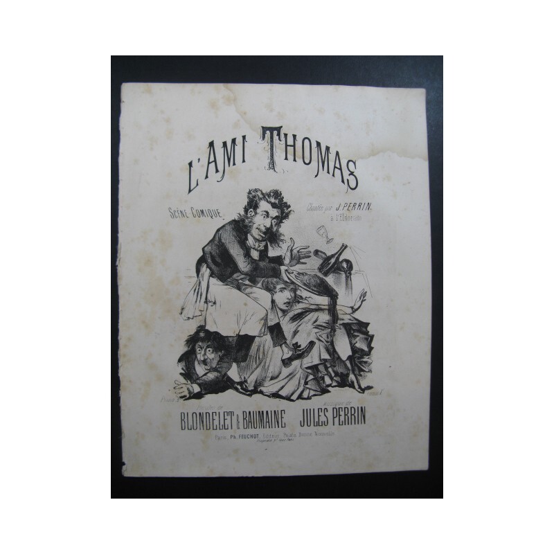 PERRIN Jules L'ami Thomas Chant Piano ca1880 | eBay