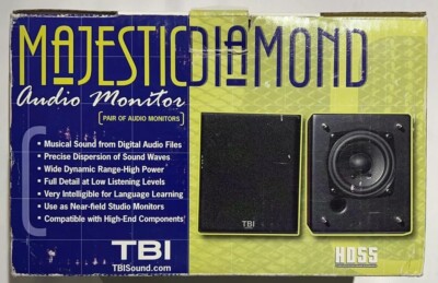 TBI Majestic Diamond HD55 Audio Monitor Speaker Set Pro Consumer ...