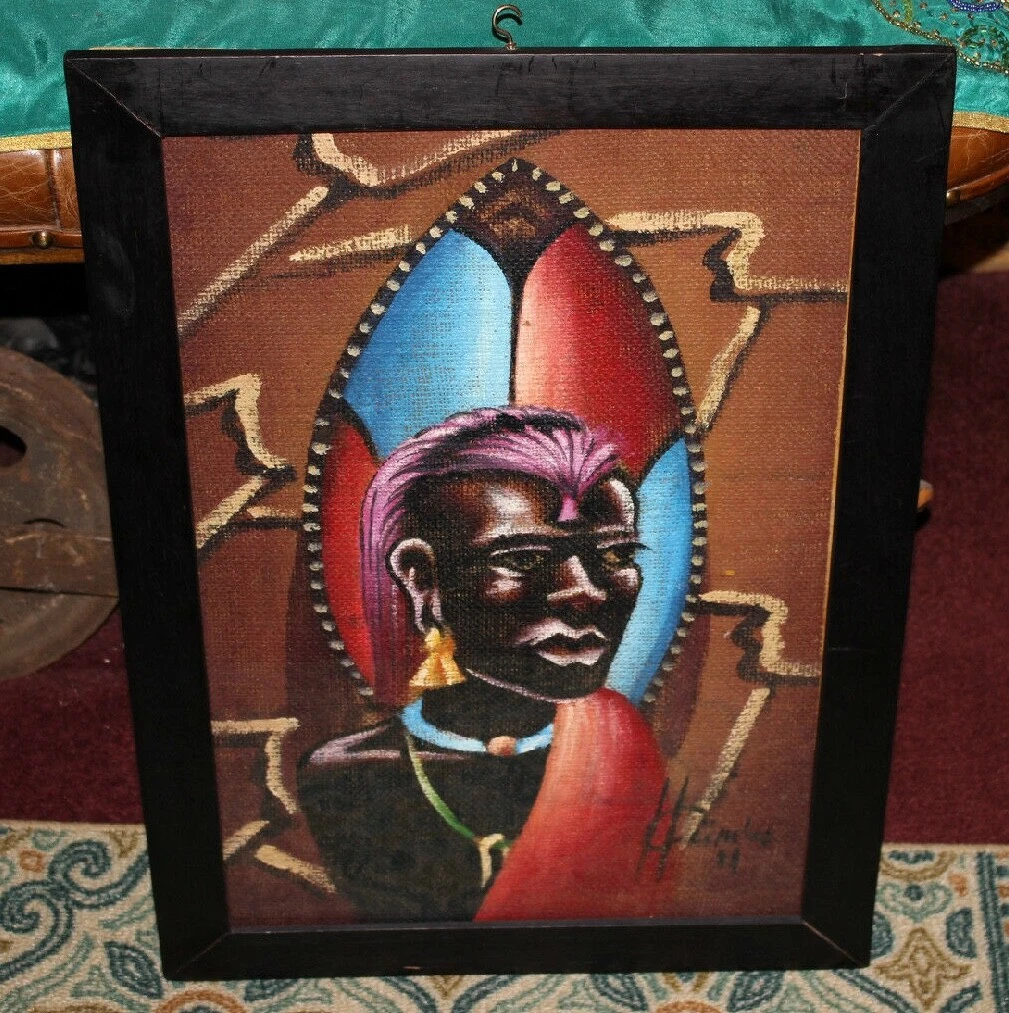 African Tribal Man Painting