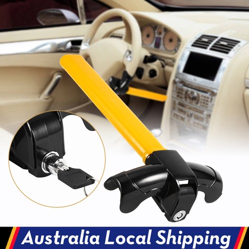 Universal Heavy Duty Steering Wheel Lock Anti-Theft Rotary Security ...
