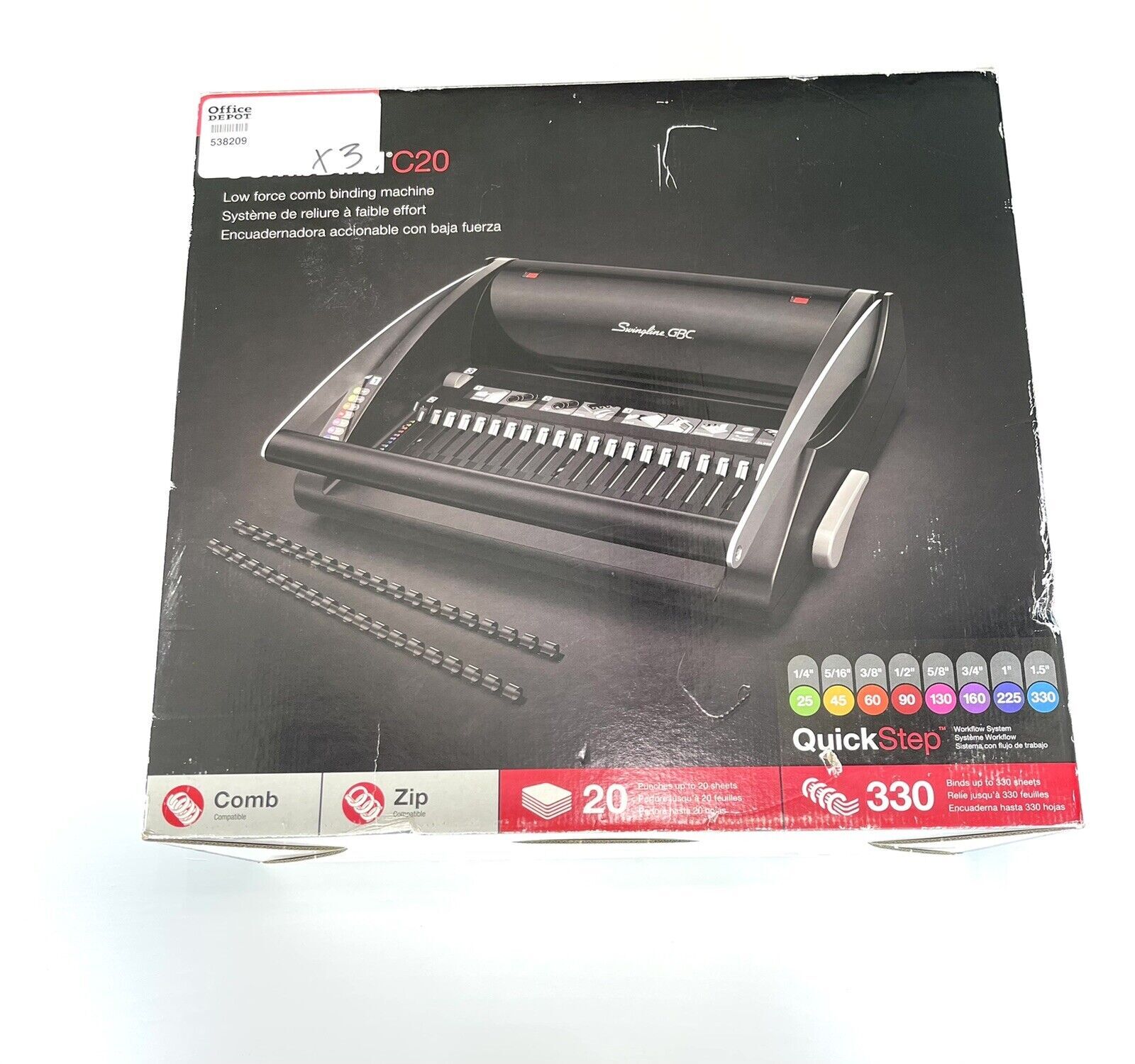 150 3 PACKS ProClick Modular Binding System GBC ALL IN ONE | eBay