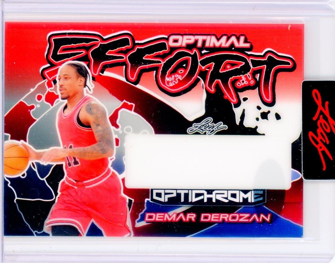 2022 Leaf Pre-Production Proof Optichrome DEMAR DEROZAN Optimal Effort ...