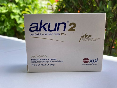 Akun 2 Jabon Dermolimpiador para el acne Dermo-cleansing soap for acne ...