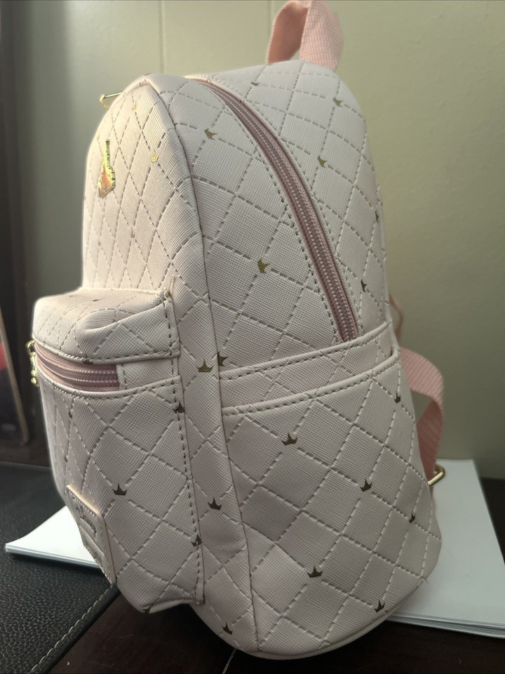 NWOT Loungefly Disney Days Pink Castle Disneyland Quilted Backpack | eBay