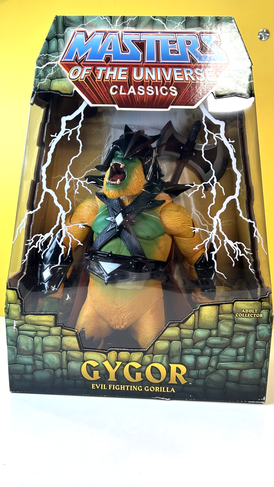 MASTERS OF THE UNIVERSE CLASSICS 'GYGOR' 10" EVIL FIGHTING GORILLA ...