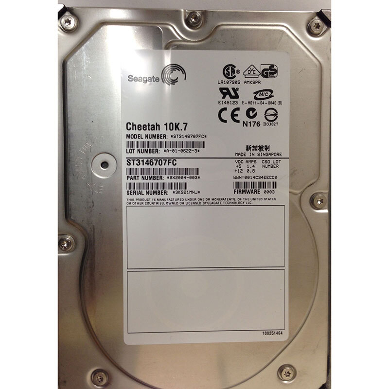ST3146707FC - Seagate 146GB 10K RPM FC 3.5" HDD | eBay